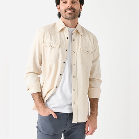 Faherty | Shirts | Faherty Brand Mens Denim Western Shirt | Poshmark